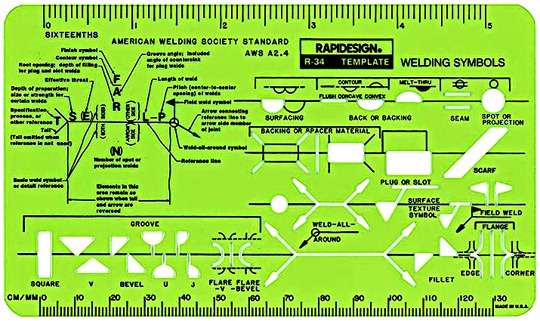 Welding Symbols Template (Stencil) – Interesting Product